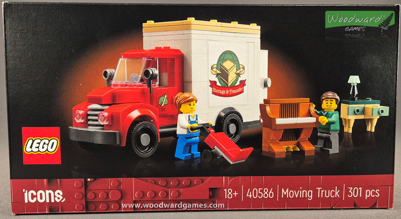 LEGO Icons Moving Truck 40586 Box – Woodward Games | Woodward Games